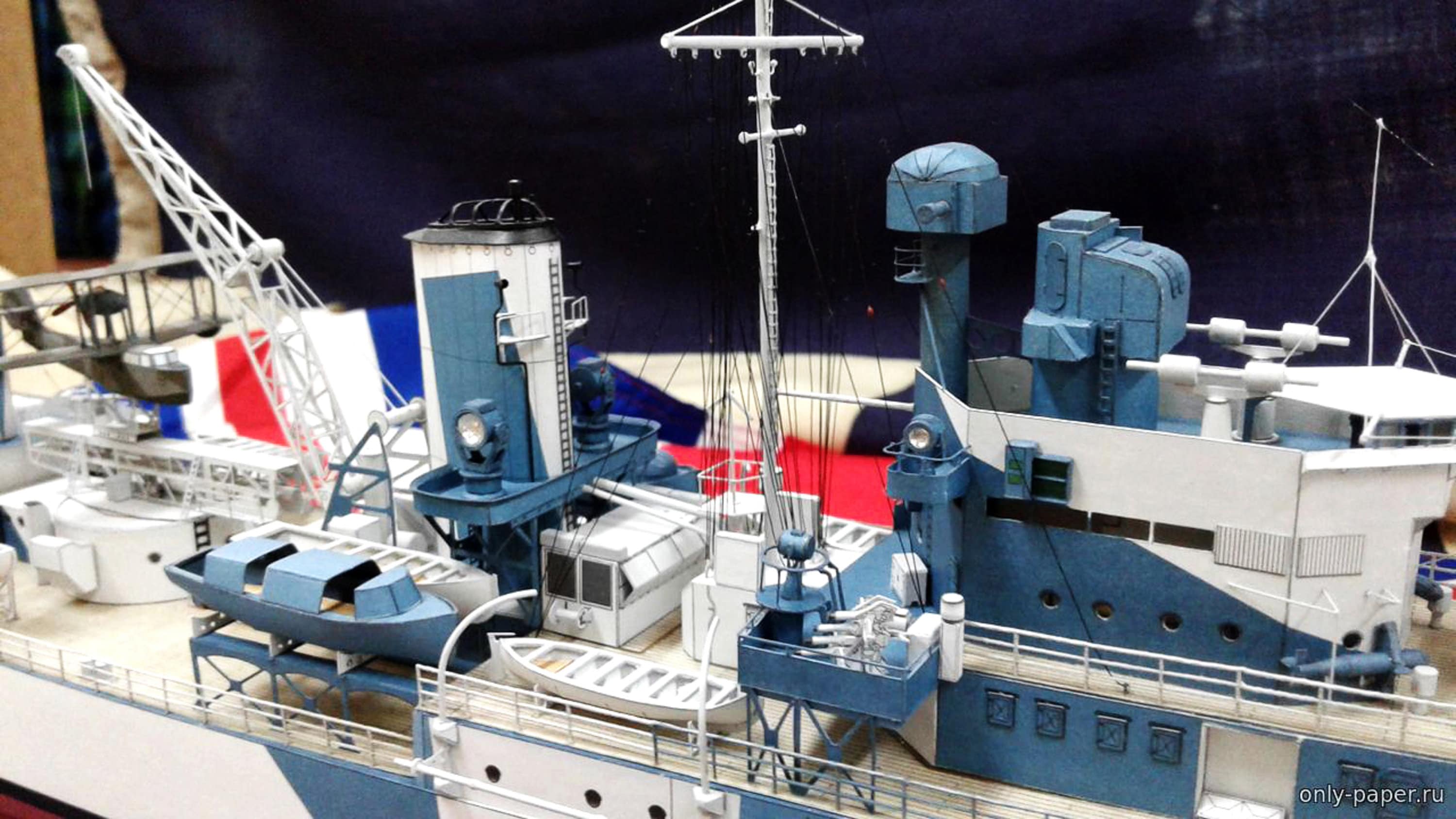 Model Ship Kit Paper Model Warships Papercraft 3d Ship Paper Model ...