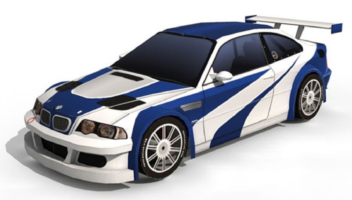 Paper Model Car BMW Car Model Papercraft 3d Car Paper Car - Etsy Canada