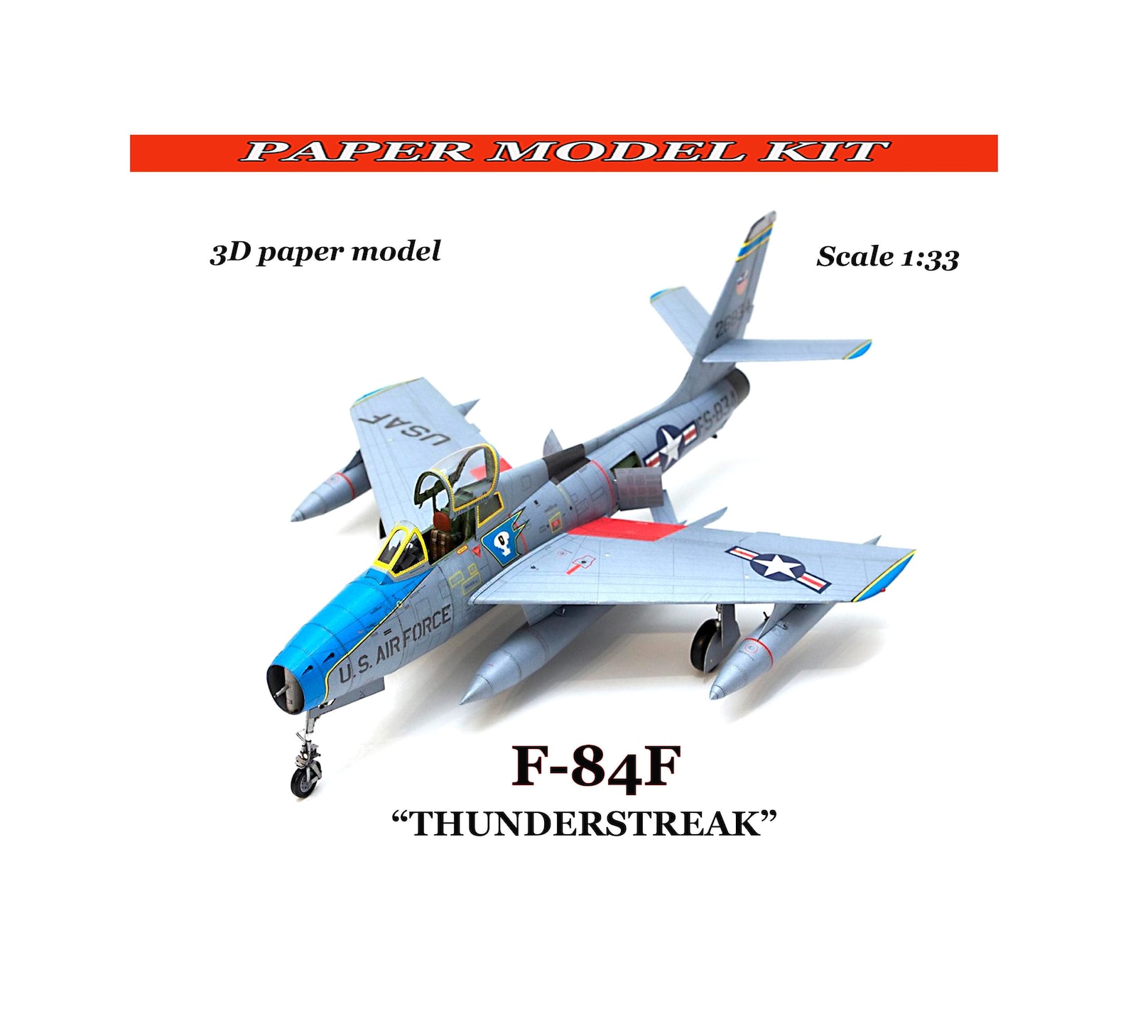 Paper Model Airplan Paper Model Kit Papercraft 3d Pdf Airplane Kit ...
