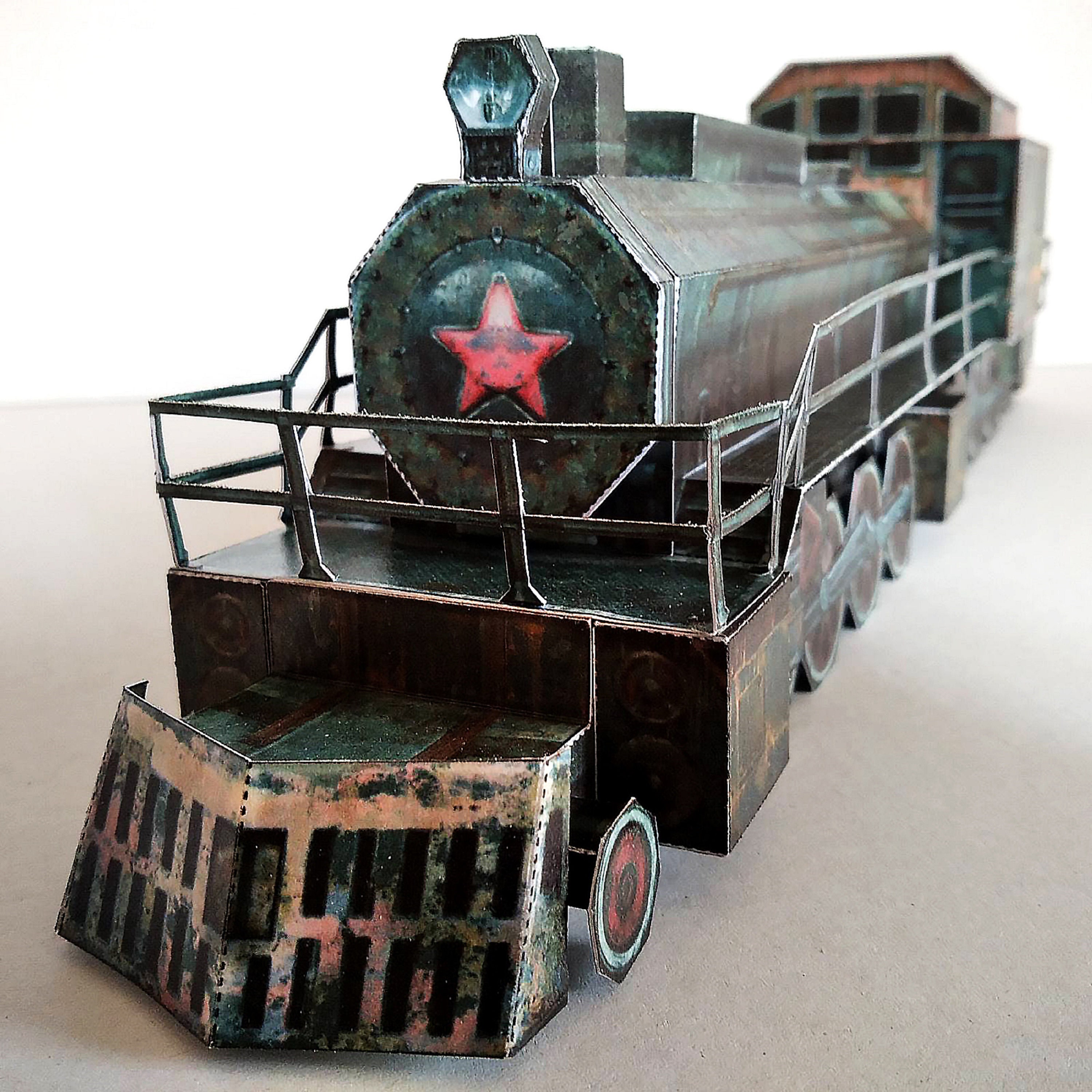 Ho Scale Trains Model Trains Ho Trains Papercraft 3D Paper Model Train ...