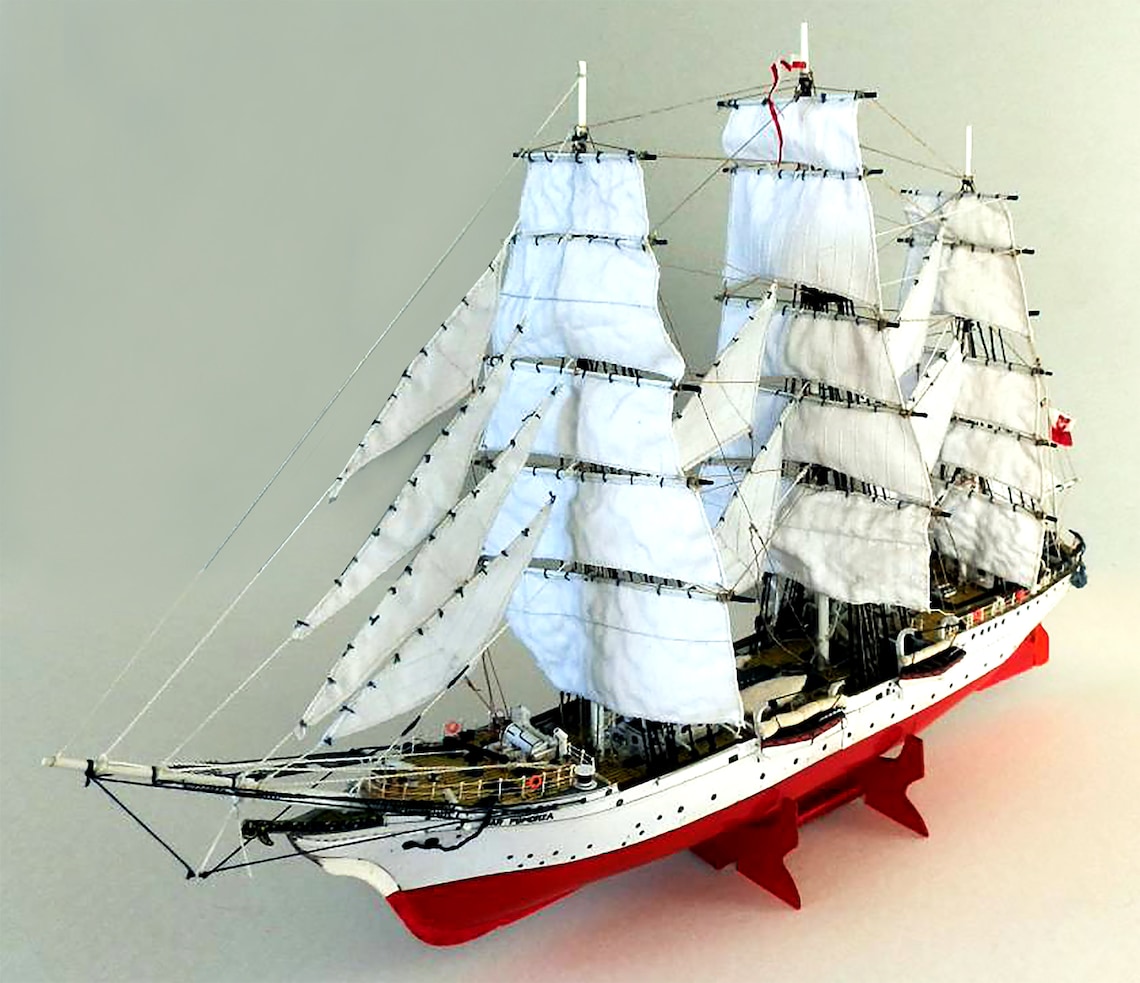 Model Ship Kit Paper Model Ships Papercraft 3d Ship Paper - Etsy