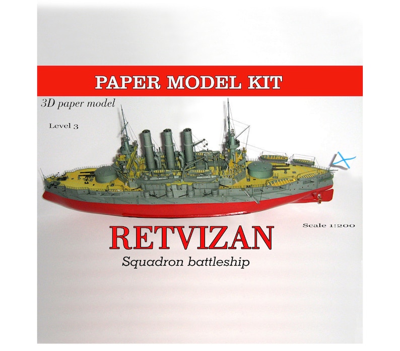 Paper Model Ship Paper Craft Kit Ship Paper Model Plans Papercraft 3D ...