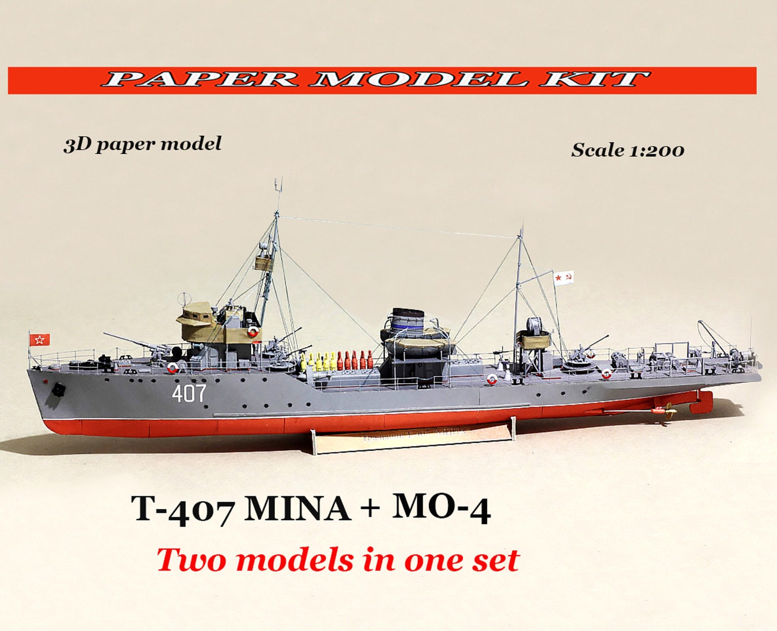 Model Ship Kit Paper Model Warships Papercraft 3d Ship Paper Model ...