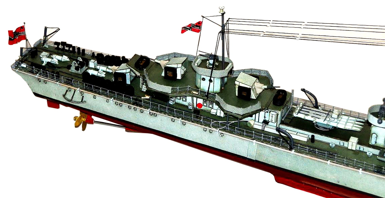 Paper Model Warships Papercraft 3d Ship Model Kit Battleship Paper Ship ...