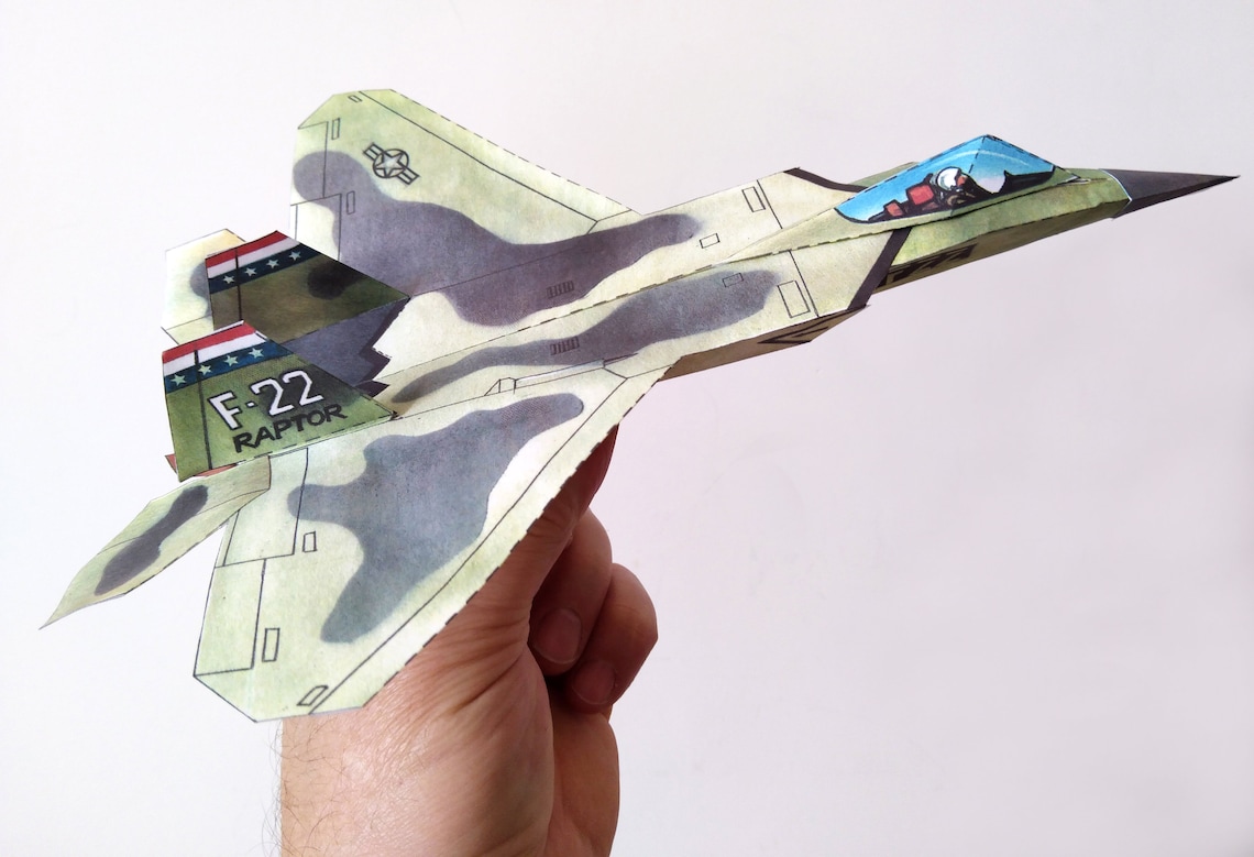 Paper Toys Airplane Toy Making Plans Printable Paper Toy Toy Plans ...