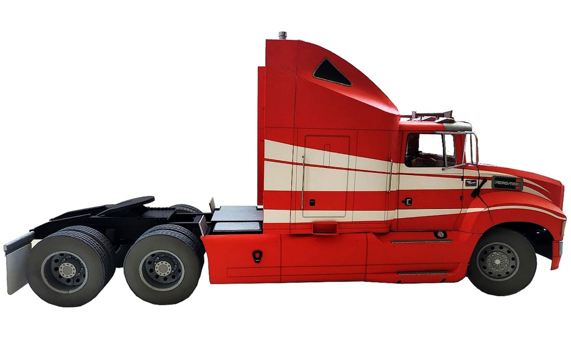 Model Truck Kit Papercraft 3D Paper Truck Model Scale Model Car Paper ...