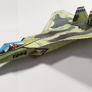 Paper Toys Airplane Toy Making Plans Printable Paper Toy Toy Plans ...