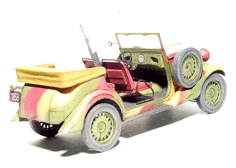 Paper Model Kit Papercraft 3d Paper Model Car Car Model Kits Handmade ...
