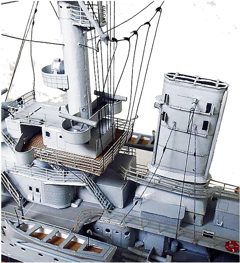 Model Ship Kit Paper Model Warships Papercraft 3d Ship Paper Model ...