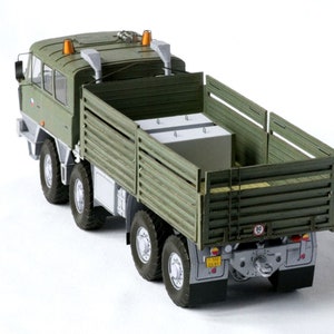 Paper Model Car Model Truck Paper Model Pdf Papercraft 3D Truck Model ...