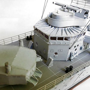 Model Ship Kit Paper Model Warships Papercraft 3d Ship Paper Model ...