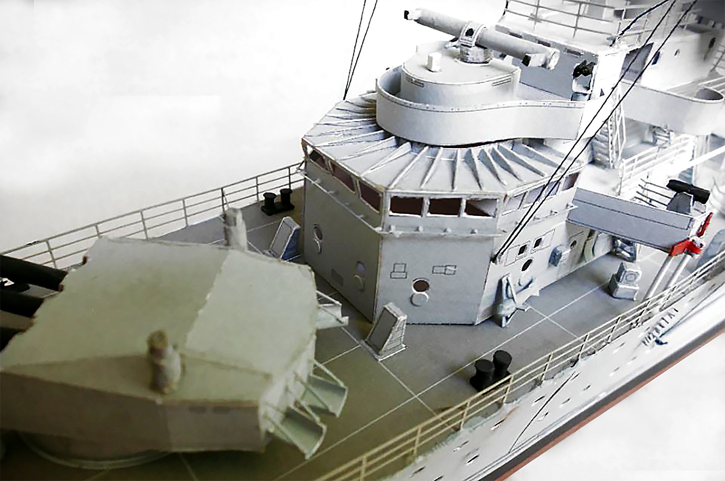 Model Ship Kit Paper Model Warships Papercraft 3d Ship Paper Model ...