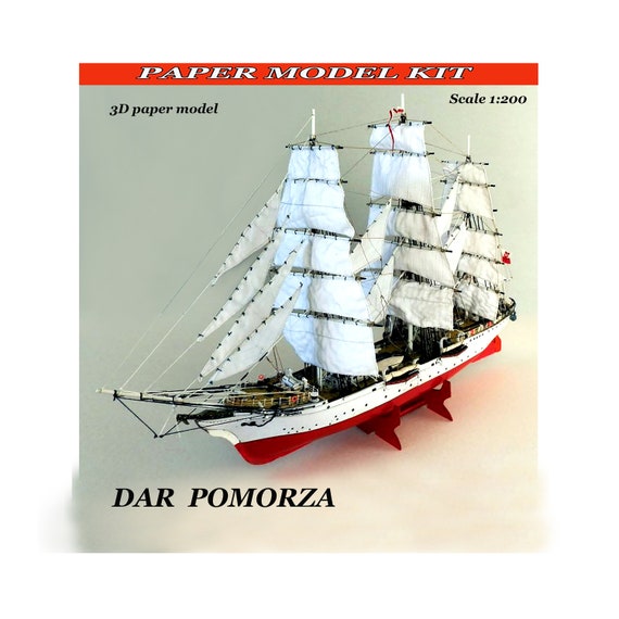 Model Ship Kit Paper Model Ships Papercraft 3d Ship Paper | Etsy Canada