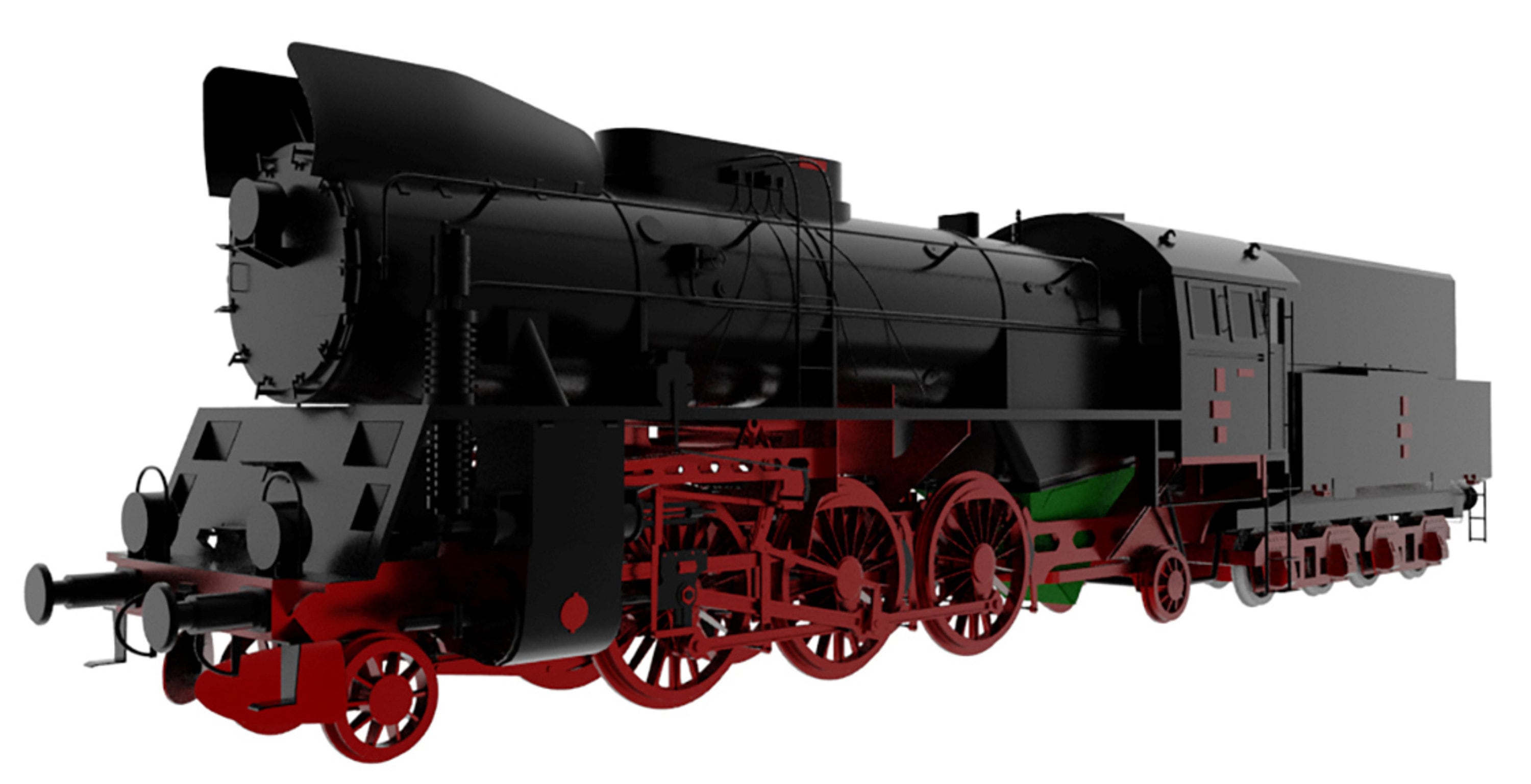 Paper Model Train Model Kit Papercraft 3D Train OL-49 Printable Diy How ...