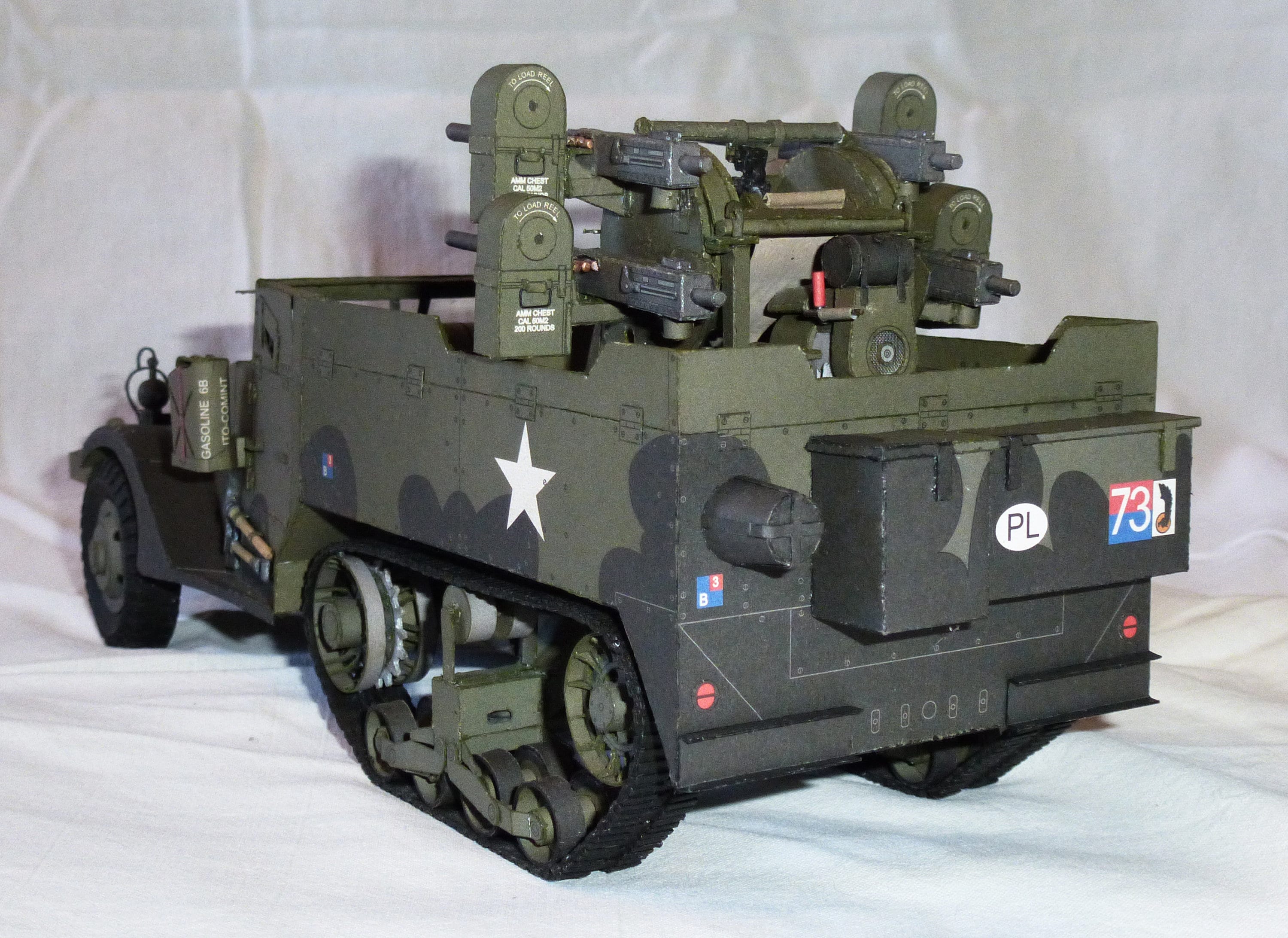 Paper Model Kit Papercraft 3d Paper Model Car Military Vehicle Car ...