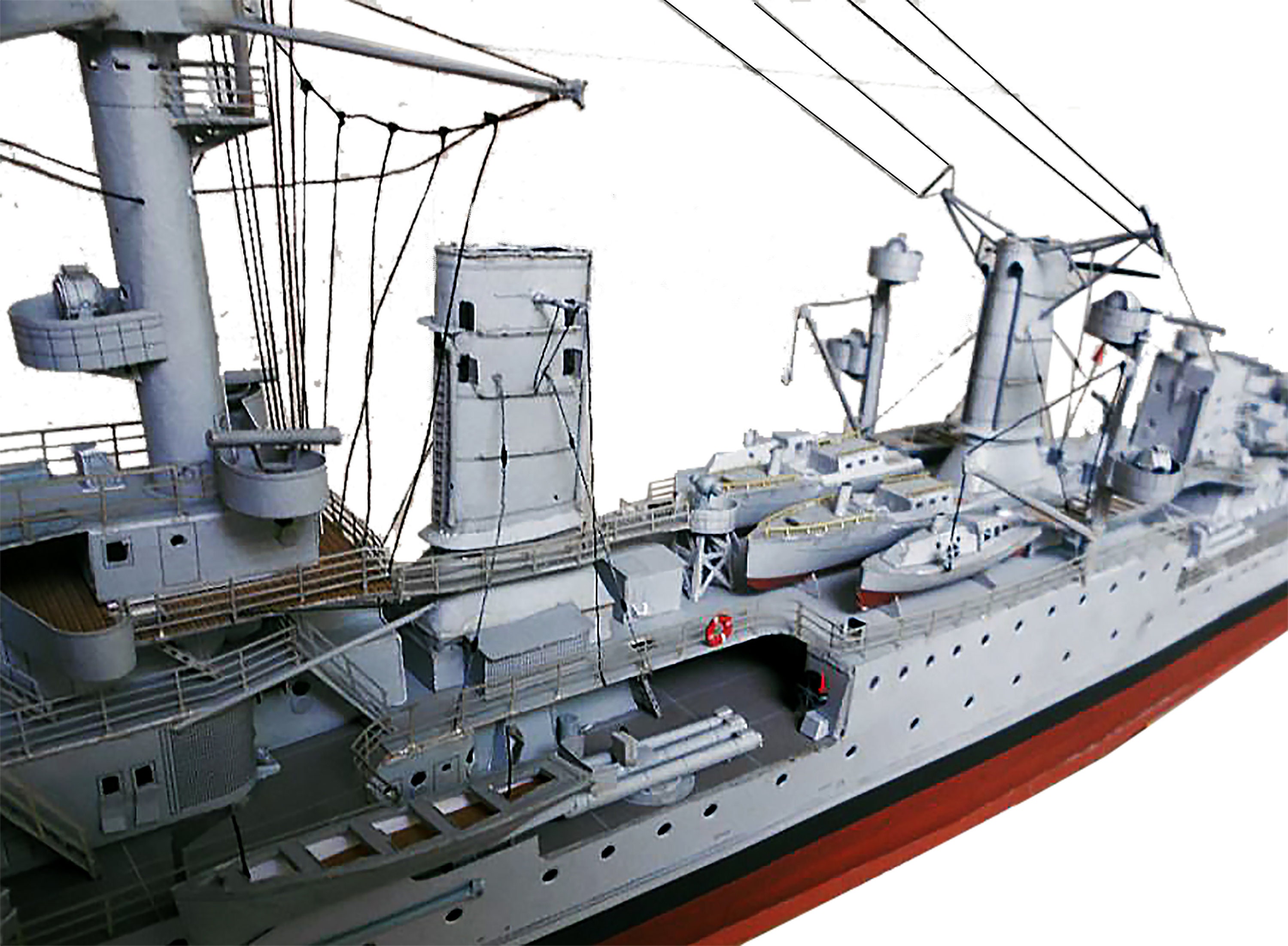 Model Ship Kit Paper Model Warships Papercraft 3d Ship Paper Model ...