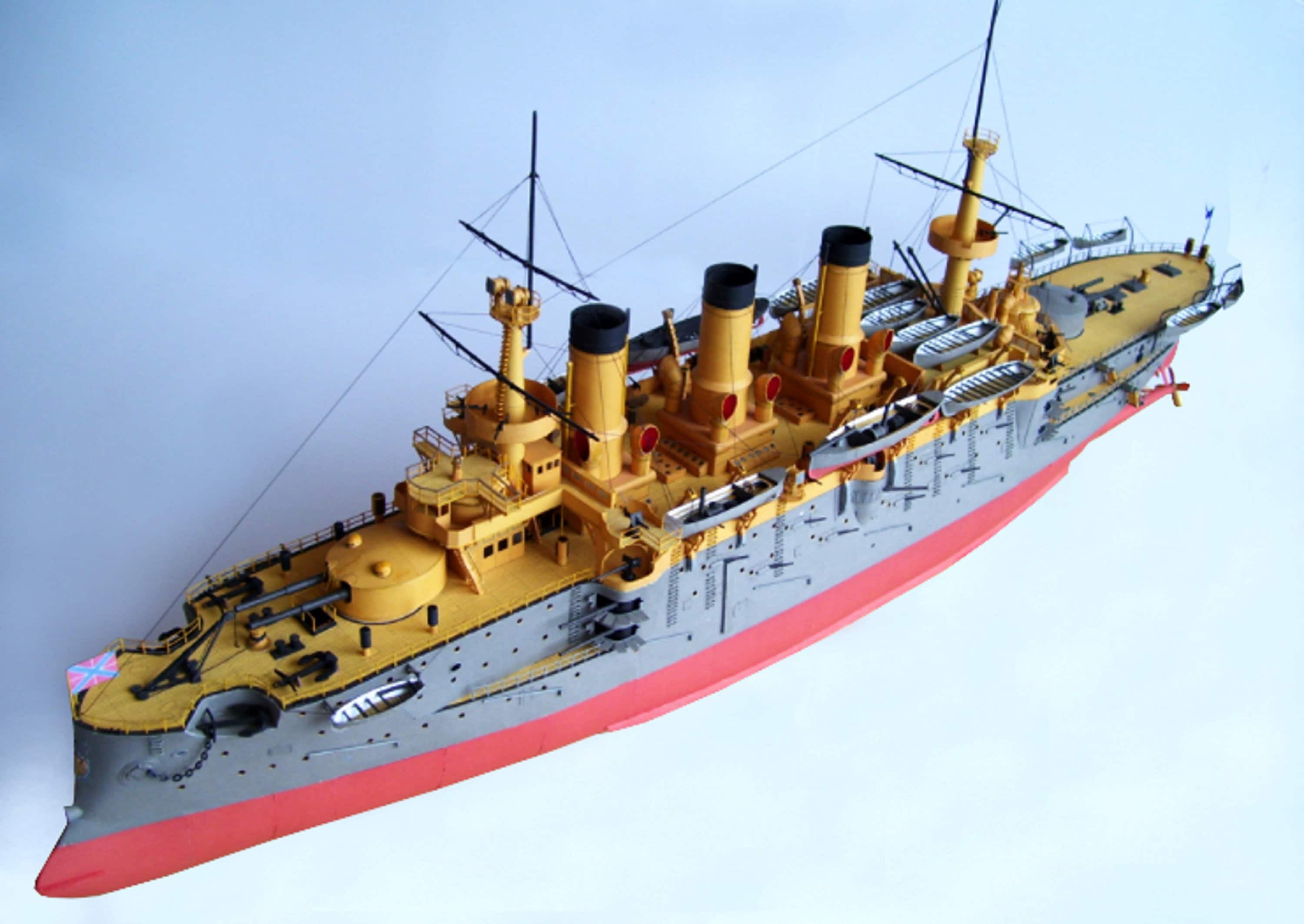 Paper Model Ship Papercraft 3d Ship Paper Ship Handmade Paper Model ...