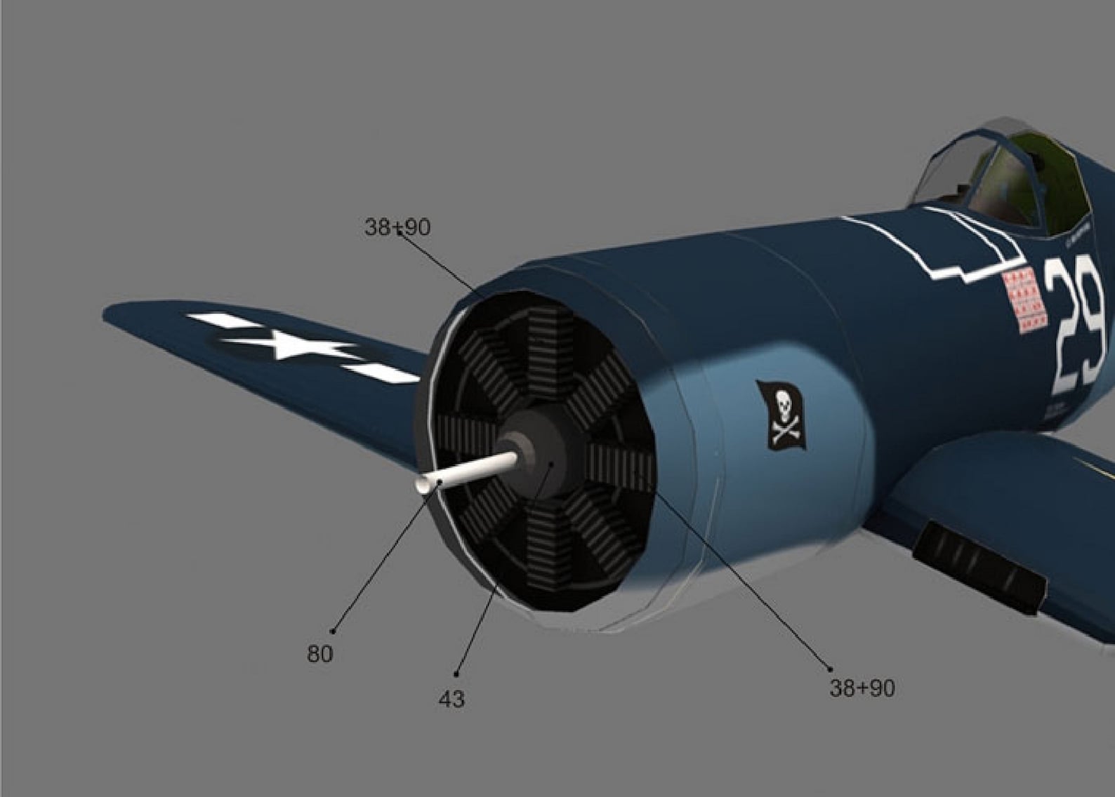 Paper Model Airplan Airplane Kit Papercraft 3D Airplane Paper Model ...