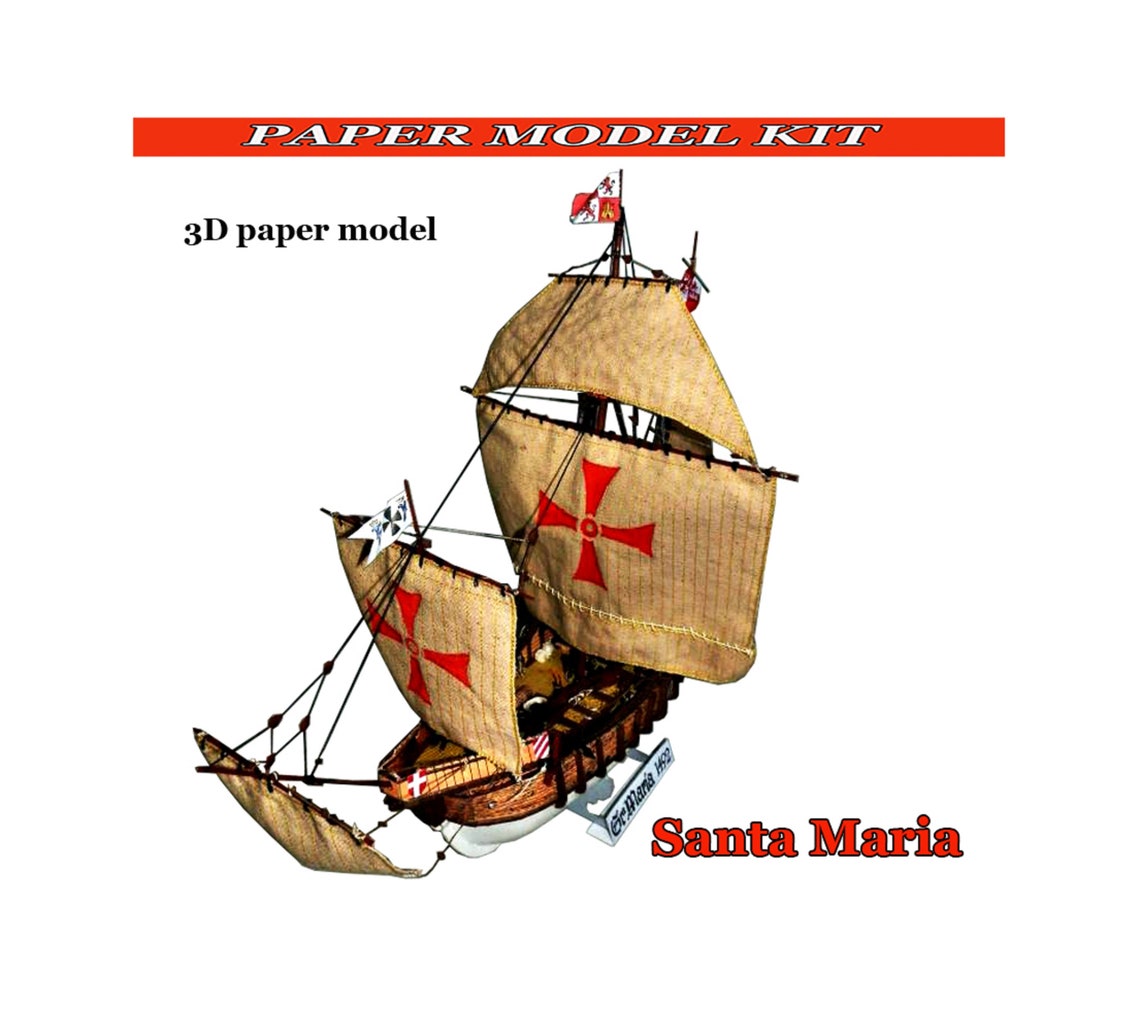 Model Ship Kit Paper Model Ship Papercraft 3d Paper Model Plans ...