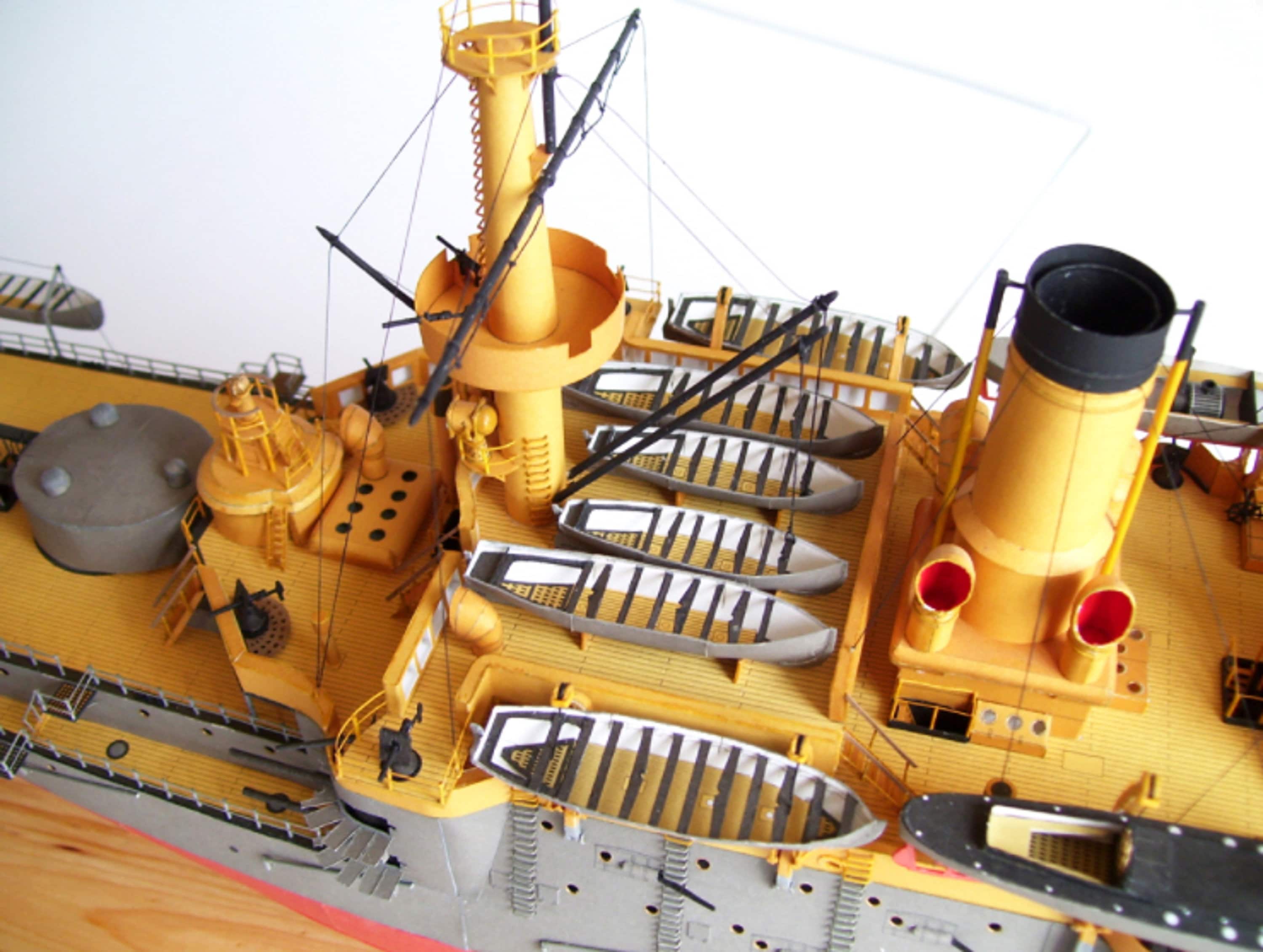 Paper Model Ship Papercraft 3d Ship Paper Ship Handmade Paper Model ...