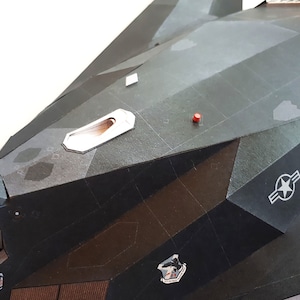 Paper Model Airplan F-117A Nighthawk Paper Model Kit: 3D Papercraft ...