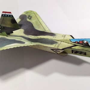 Paper Toys Airplane Toy Making Plans Printable Paper Toy Toy Plans ...