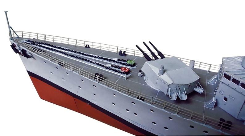 Model Ship Kit Paper Model Warships Papercraft 3d Ship Paper Model ...