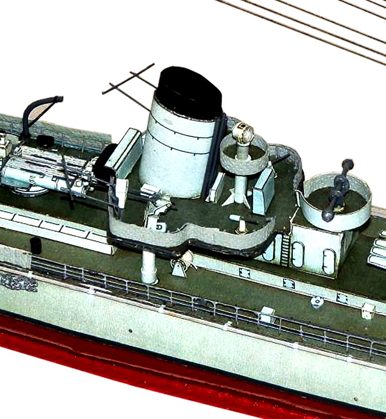 Paper Model Warships Papercraft 3d Ship Model Kit Battleship Paper Ship ...