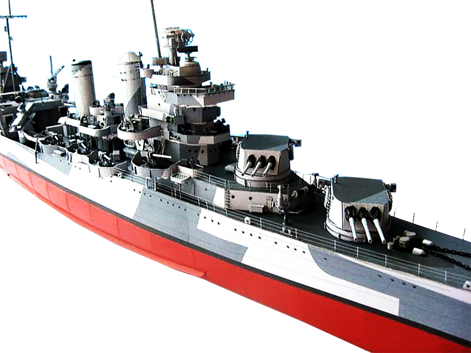 Model Ship Kit Paper Models Warships Papercraft 3d Ship Paper Model ...