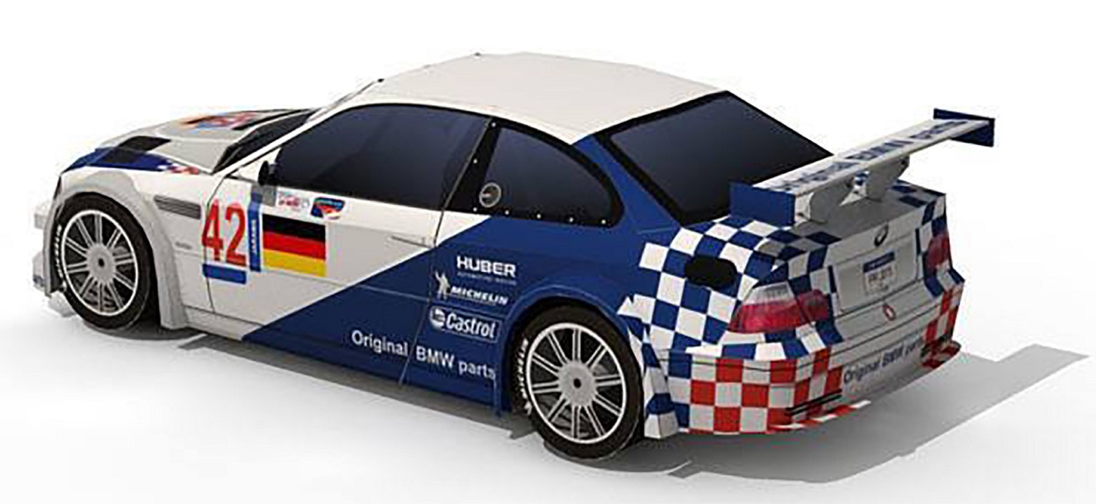 BMW M3 Paper Model Car: 3D Papercraft Plans (printable) - Etsy