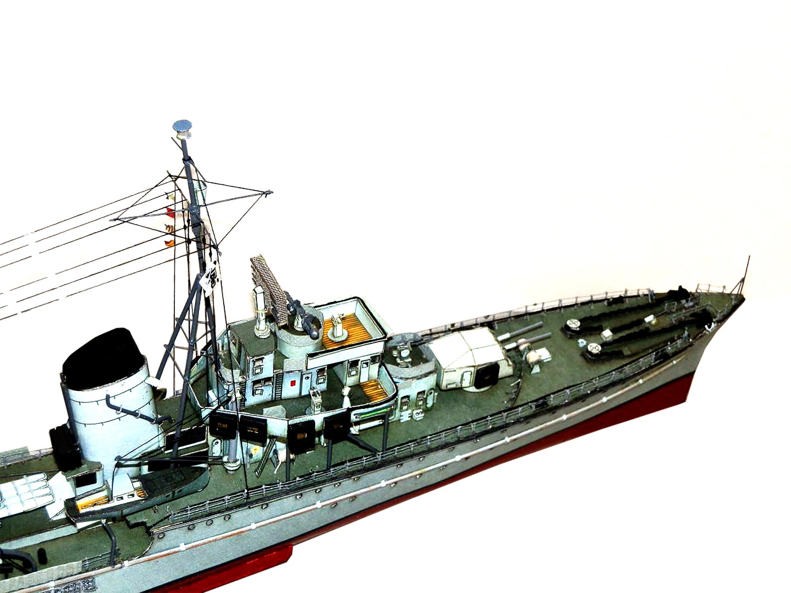Paper Model Warships Papercraft 3d Ship Model Kit Battleship Paper Ship ...