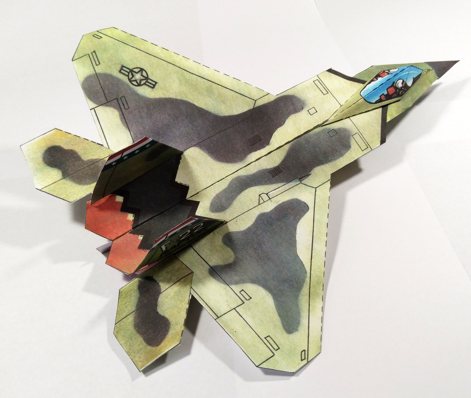 Paper Toys Airplane Toy Making Plans Printable Paper Toy Toy Plans ...