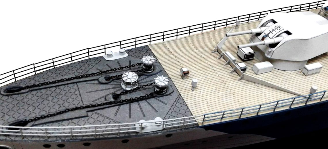 Model Ship Kit Paper Model Warships Papercraft 3d Ship Paper Model ...