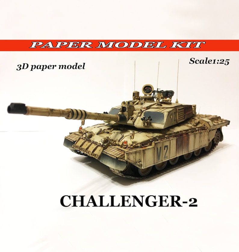 Model Kit Tank Scale Model Kit Papercraft 3d Paper Model Kit Tank Model ...