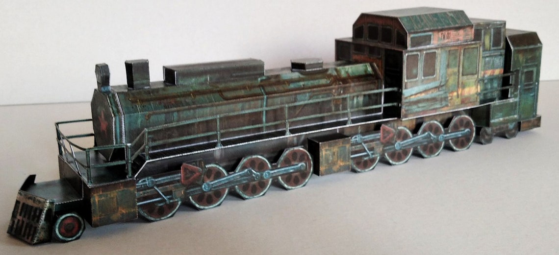 Ho Scale Trains Model Trains Ho Trains Papercraft 3D Paper Model Train ...