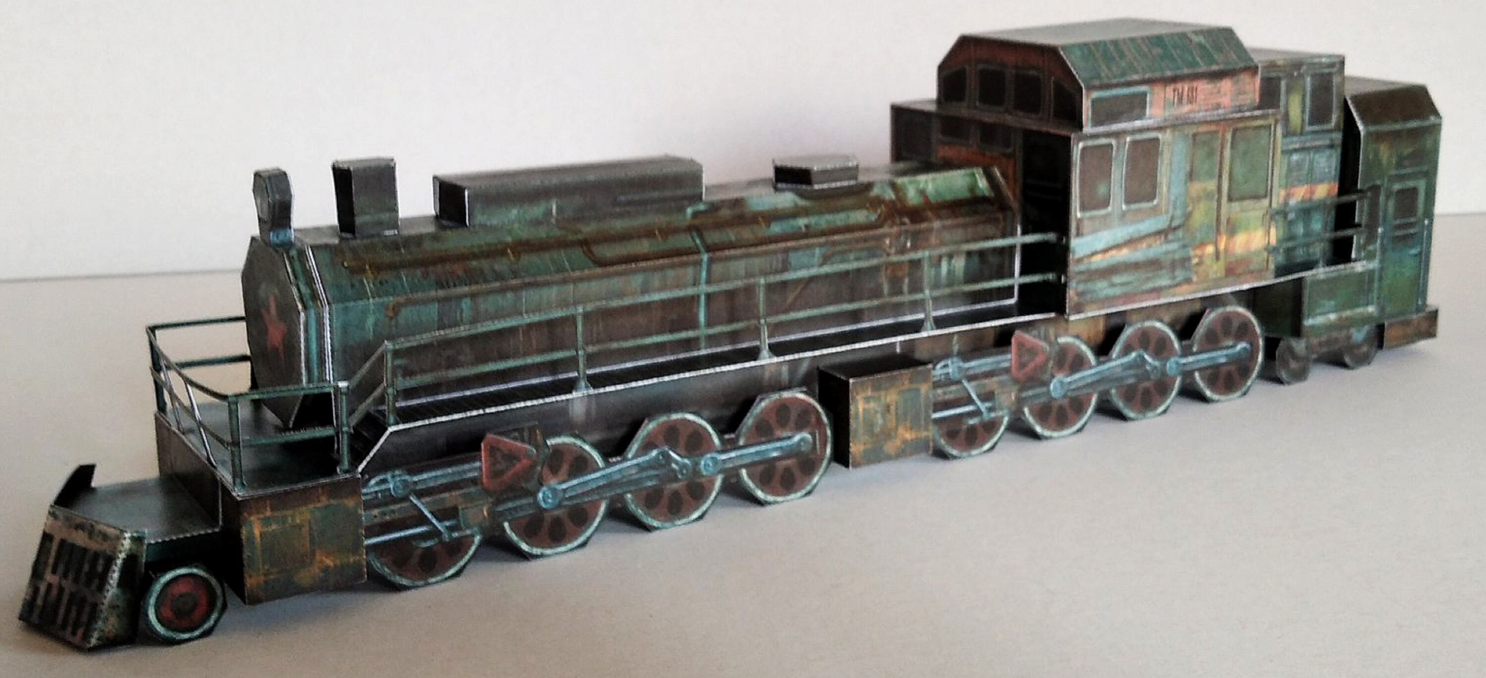 Ho Scale Trains Model Trains Ho Trains Papercraft 3D Paper Model Train ...