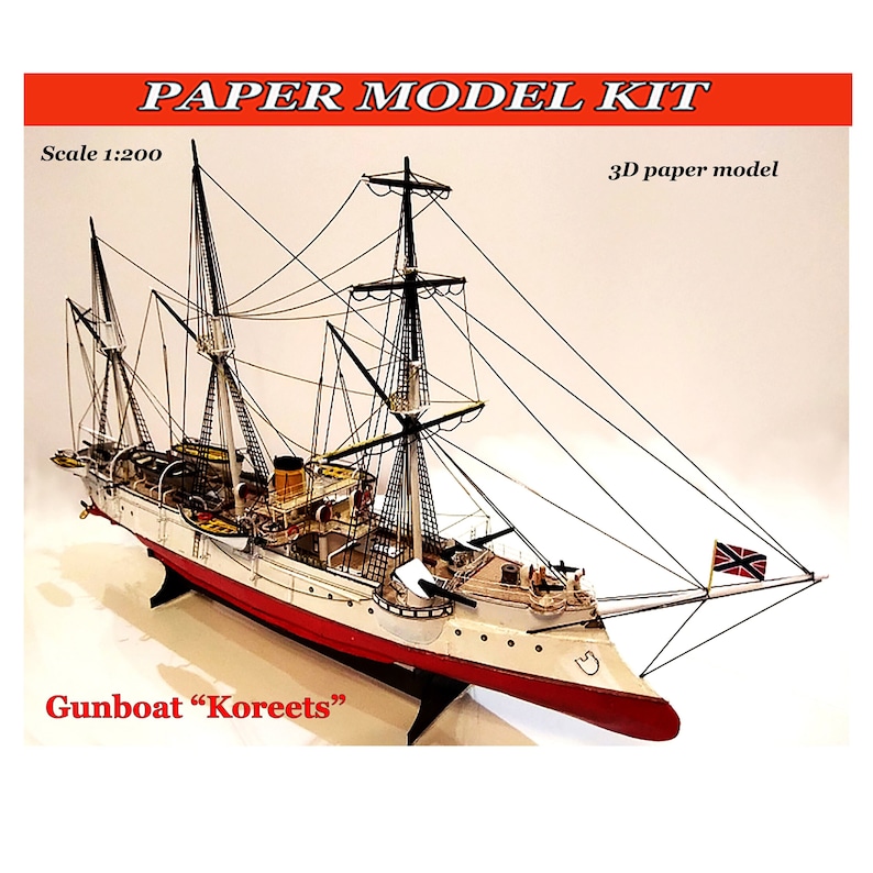 Paper Model Ship Papercraft 3d Ship Model Ship Kits Paper Model Kit ...