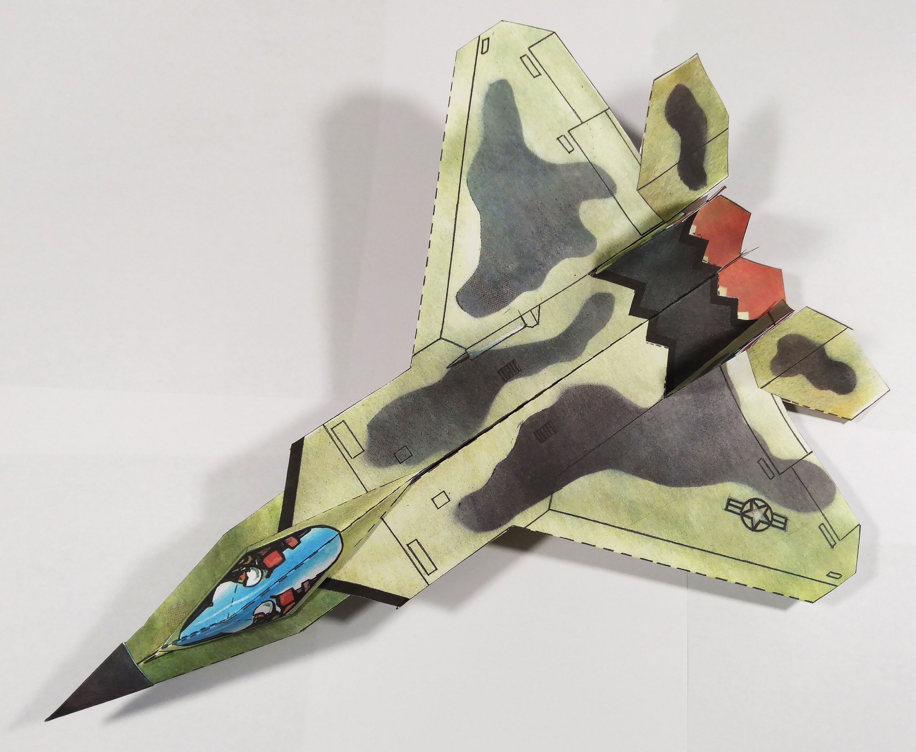 Paper Toys Airplane Toy Making Plans Printable Paper Toy Toy Plans ...