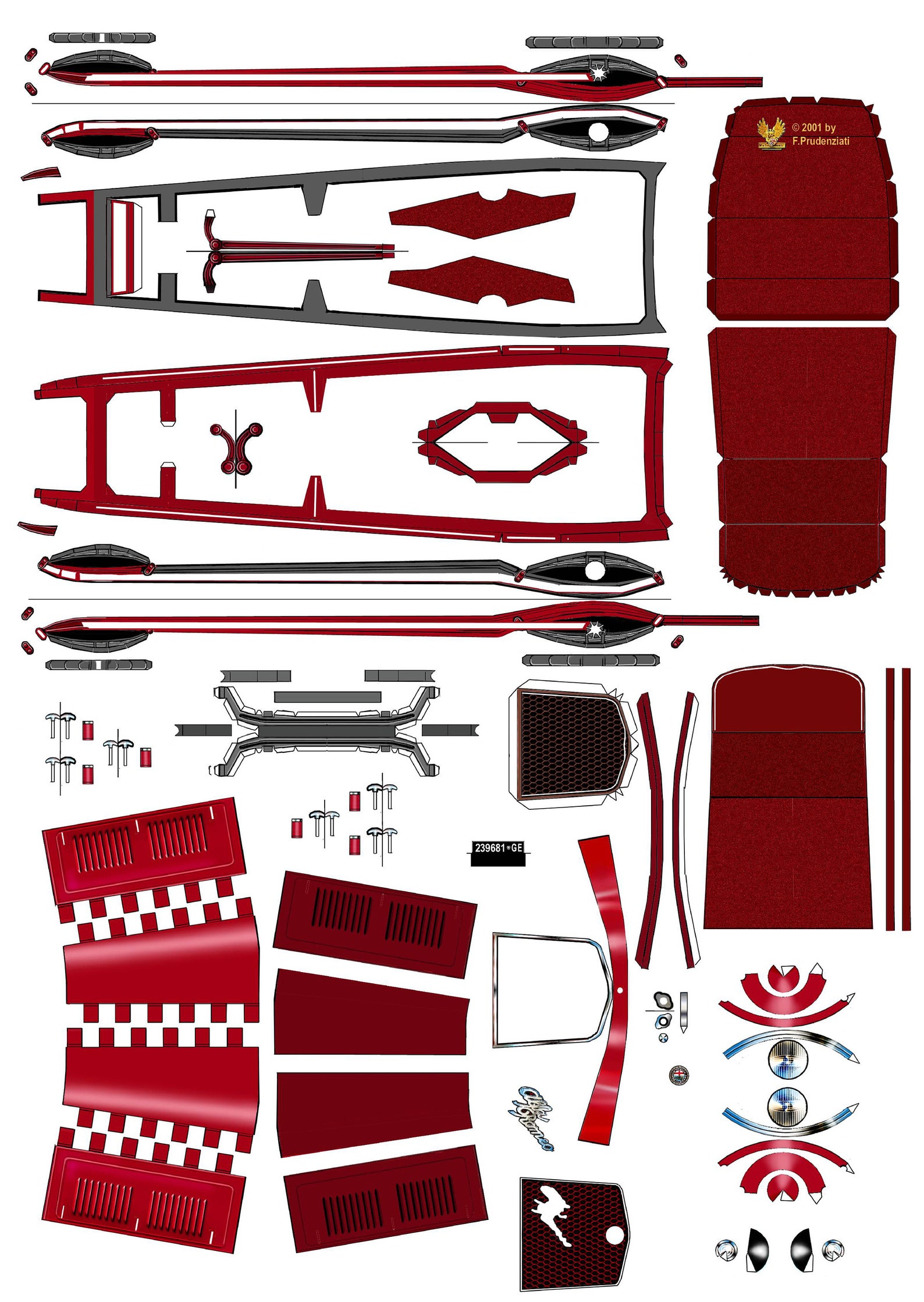 Paper Model Kit DIY Kit Car Papercraft 3d DIY Kit Adults Car Model Kits ...