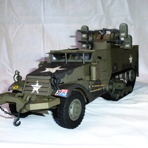 Paper Model Kit Papercraft 3d Paper Model Car Military Vehicle Car ...
