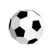 Paper Model Soccer Ball Papercraft 3d Ball Paper Model Pdf Paper Model ...