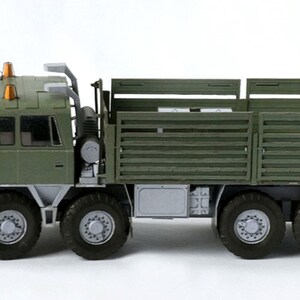 Paper Model Car Model Truck Paper Model Pdf Papercraft 3D Truck Model ...