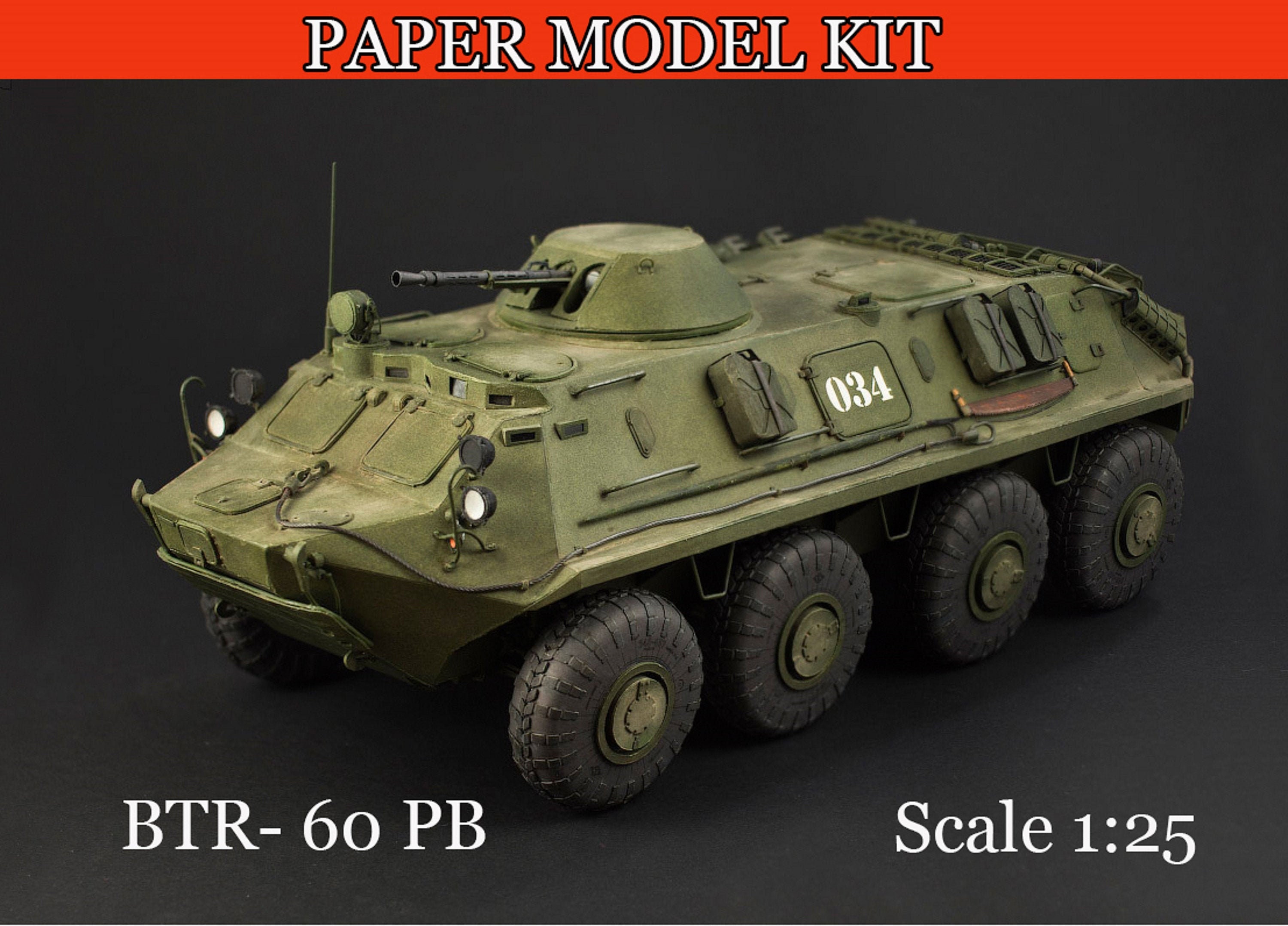 Paper Model Kit Papercraft 3D Paper Model Plans Printable File Diy How ...