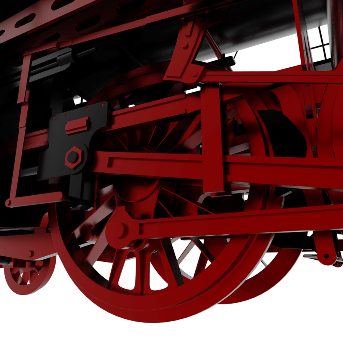 Paper Model Train Model Kit Papercraft 3D Train OL-49 Printable Diy How ...