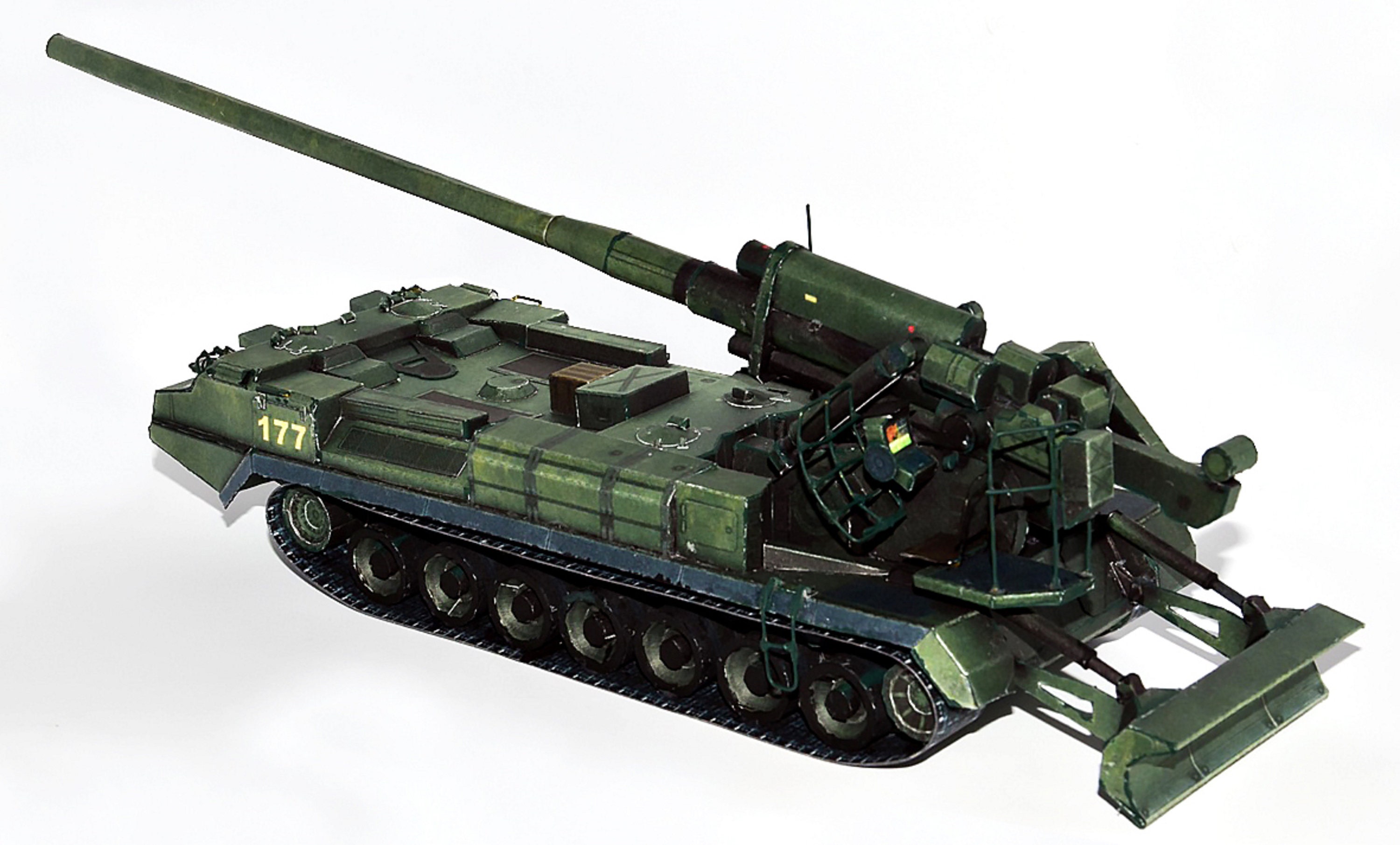 Model Kit Tank Papercraft 3d Kit Scale Model Tank Model Kit Paper Model ...