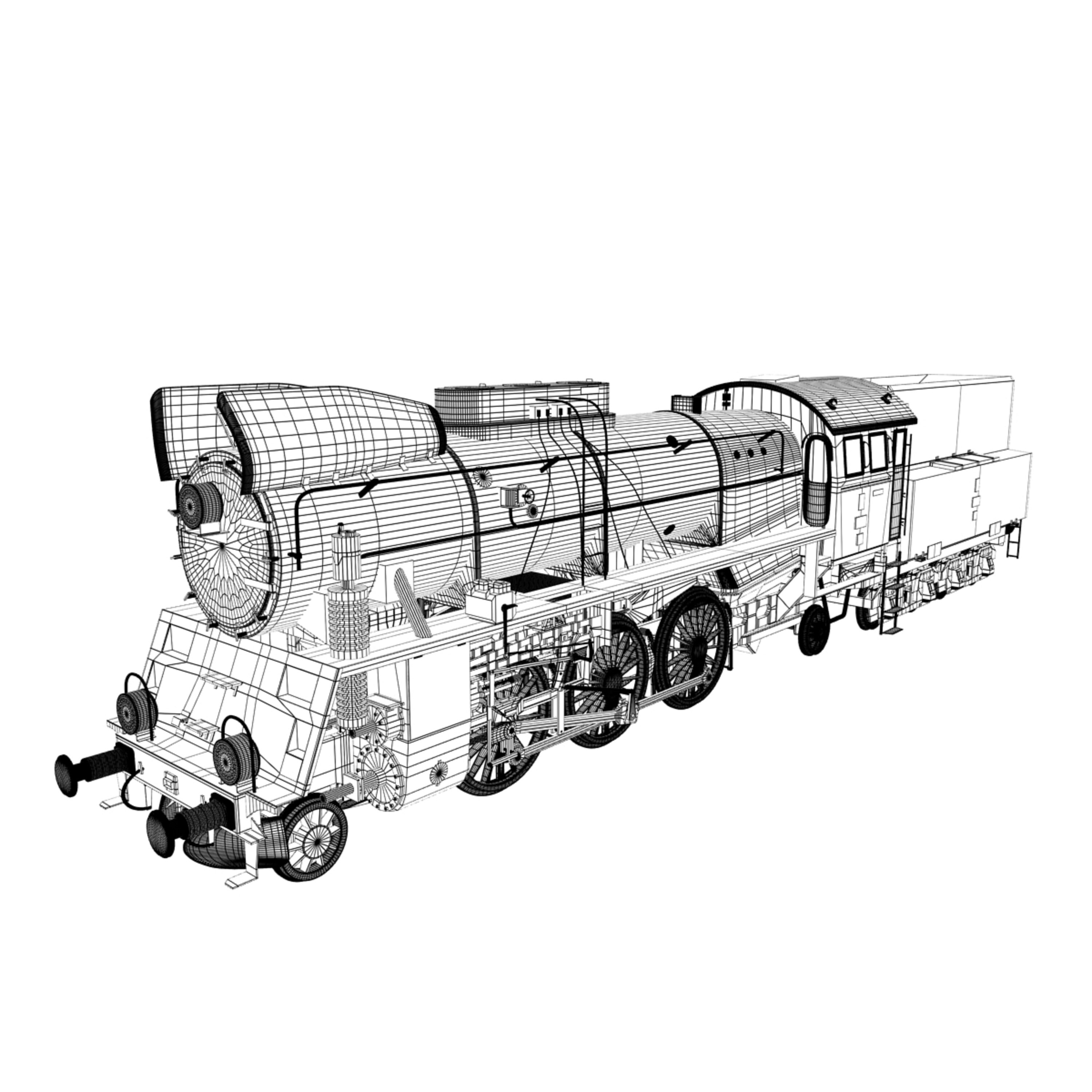 Paper Model Train Model Kit Papercraft 3D Train OL-49 Printable Diy How ...