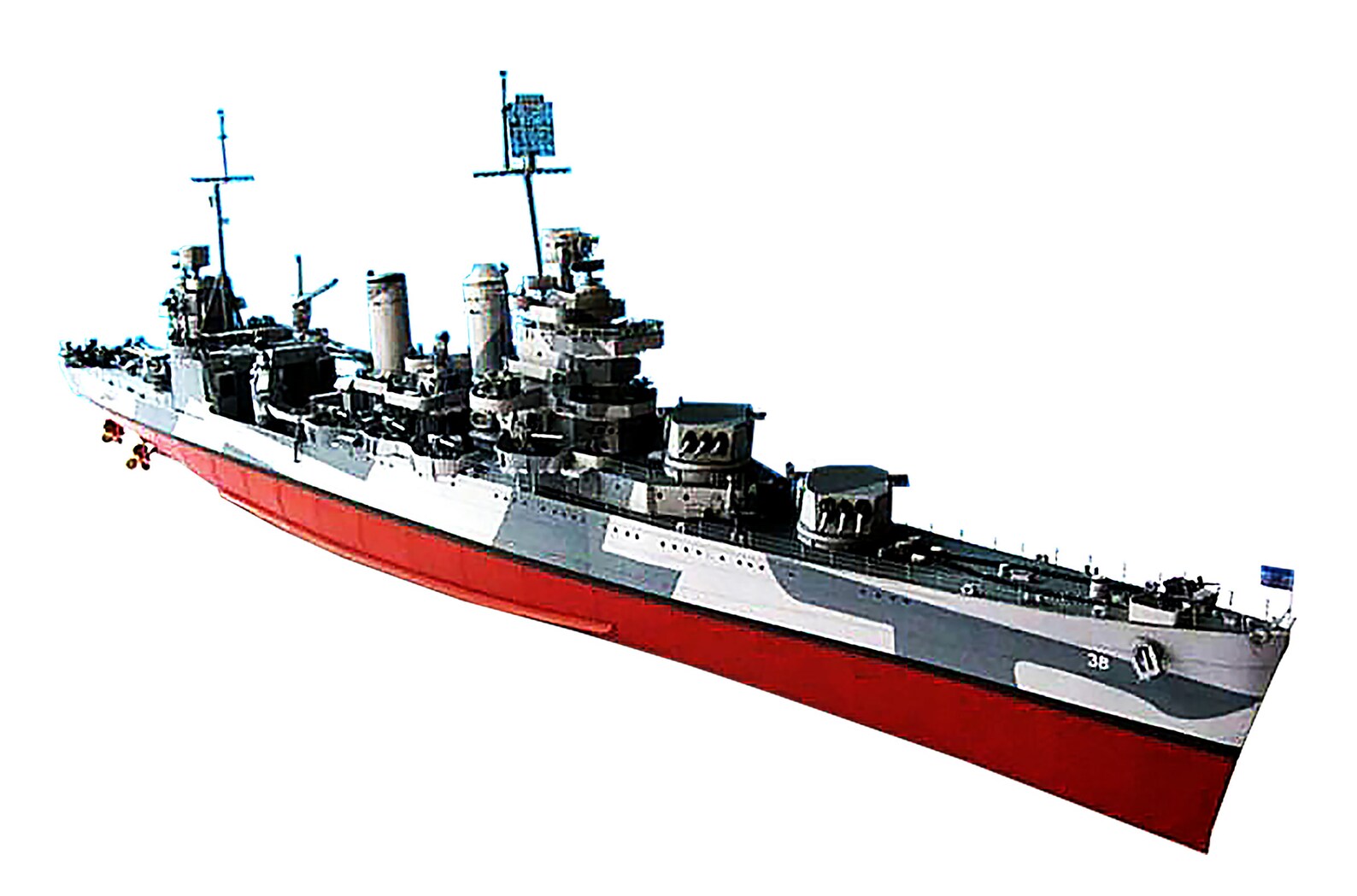 Model Ship Kit Paper Models Warships Papercraft 3d Ship Paper Model ...