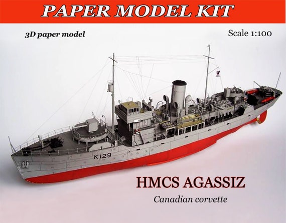 Paper Model Ship Papercraft 3d Ship Paper Model Plans Paper | Etsy