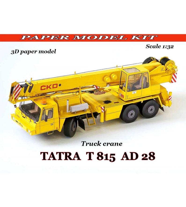 Truck Model Paper Model Car Paper Truck Papercraft 3d Paper Model Kit ...