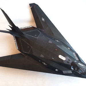 Paper Model Airplan F-117A Nighthawk Paper Model Kit: 3D Papercraft ...